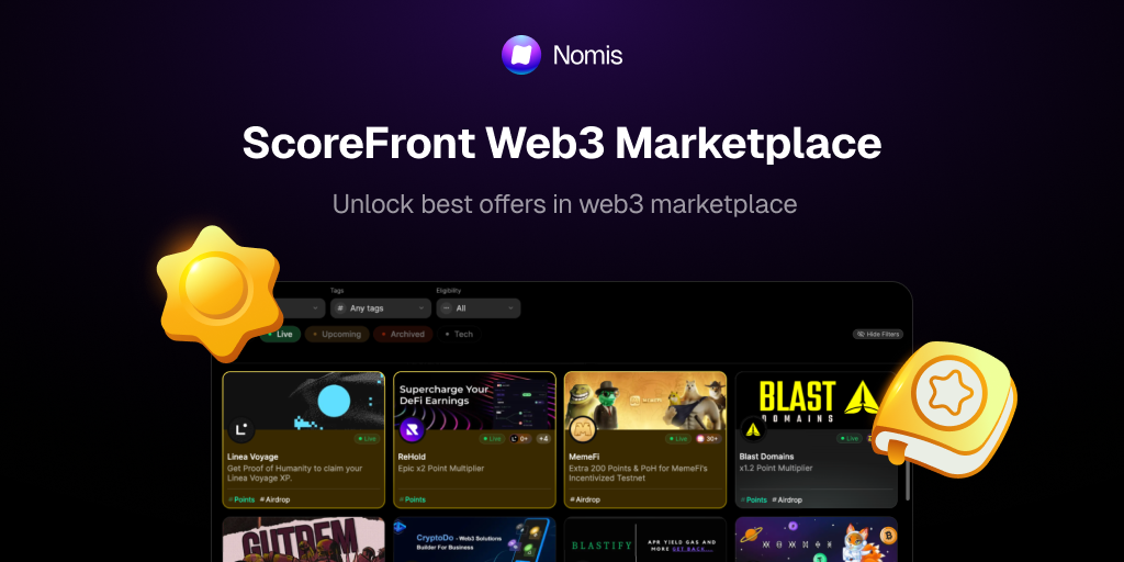 Маркетплейс ScoreFront Web3 | Протокол Nomis
